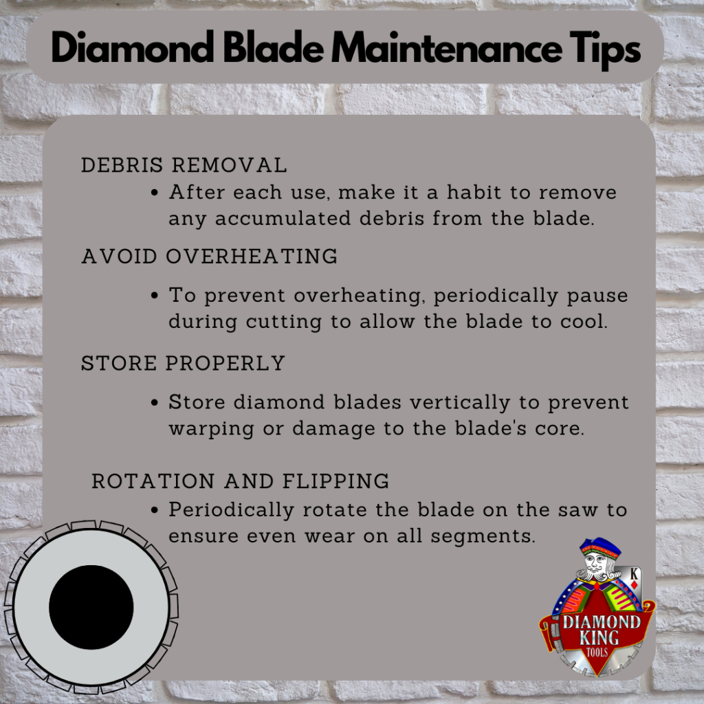 Tips For Proper Diamond Blade Maintenance - Diamond Blade Portal